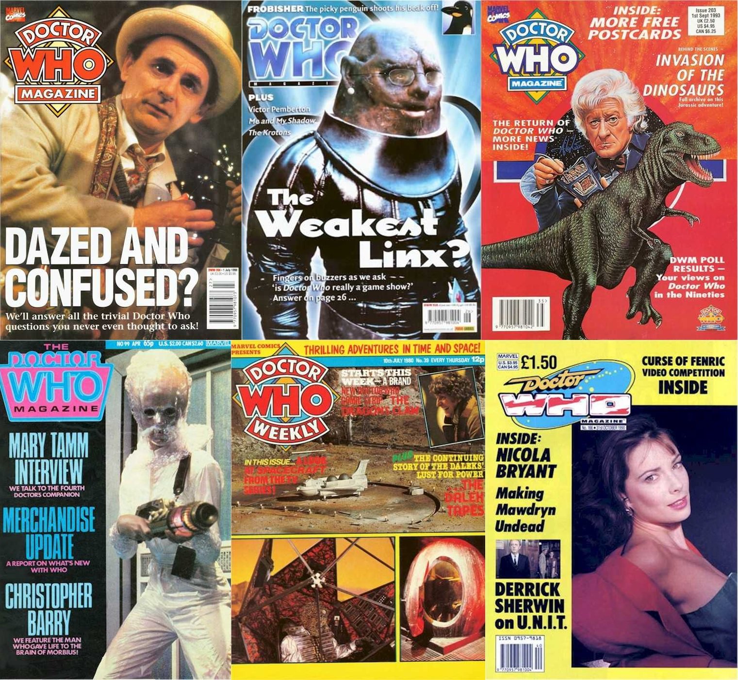 Top 10 Weird and Wonderful DWM Covers: Part One – The Doctor Who Companion