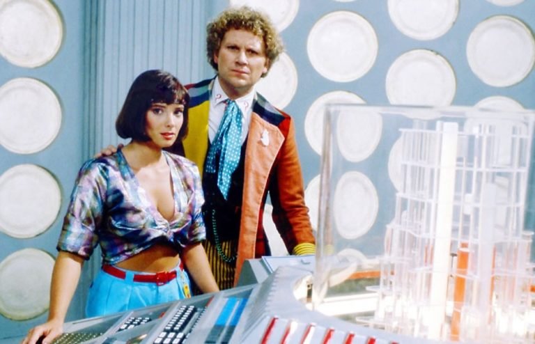 The Two Doctors 6th Sixth Peri Brown Nicola Bryant Colin Baker Tardis