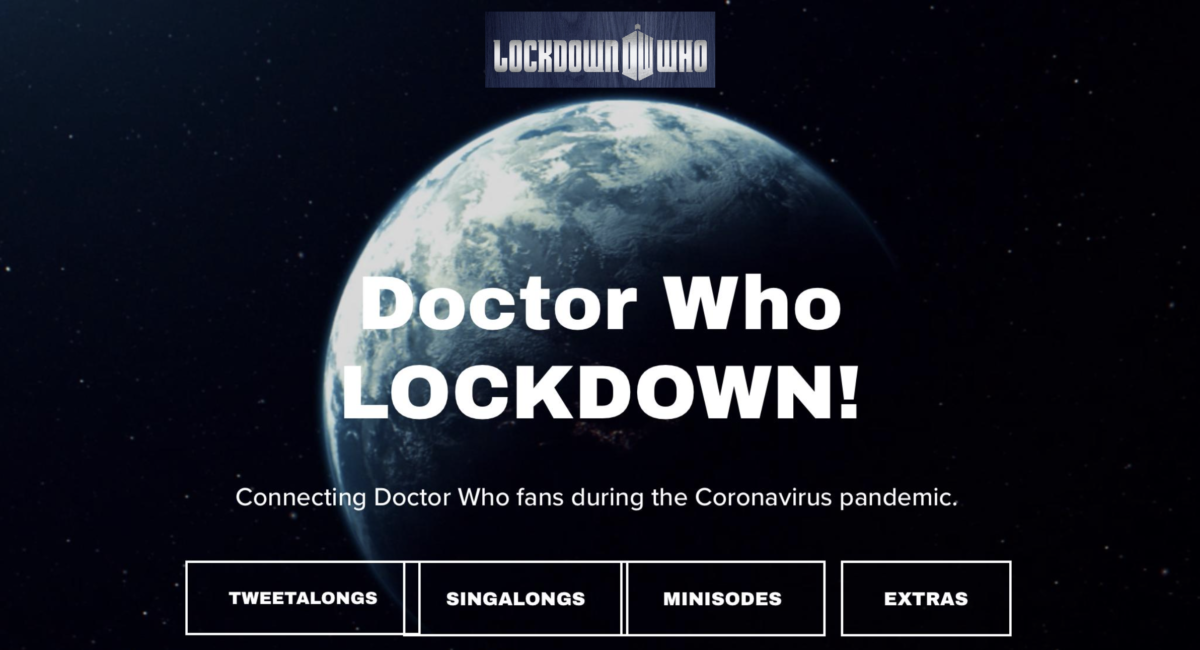 Lockdown website homepage – The Doctor Who Companion