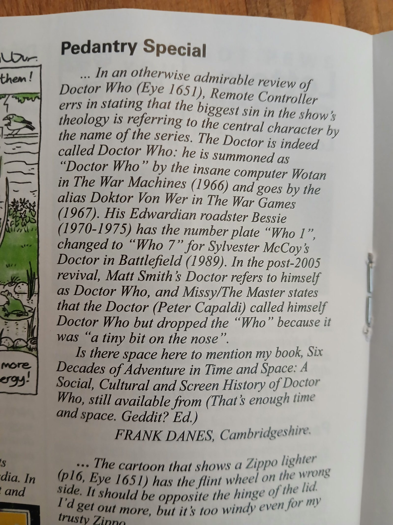 Six Decades of Adventure in Time and Space (by the DWC’s Frank Danes ...